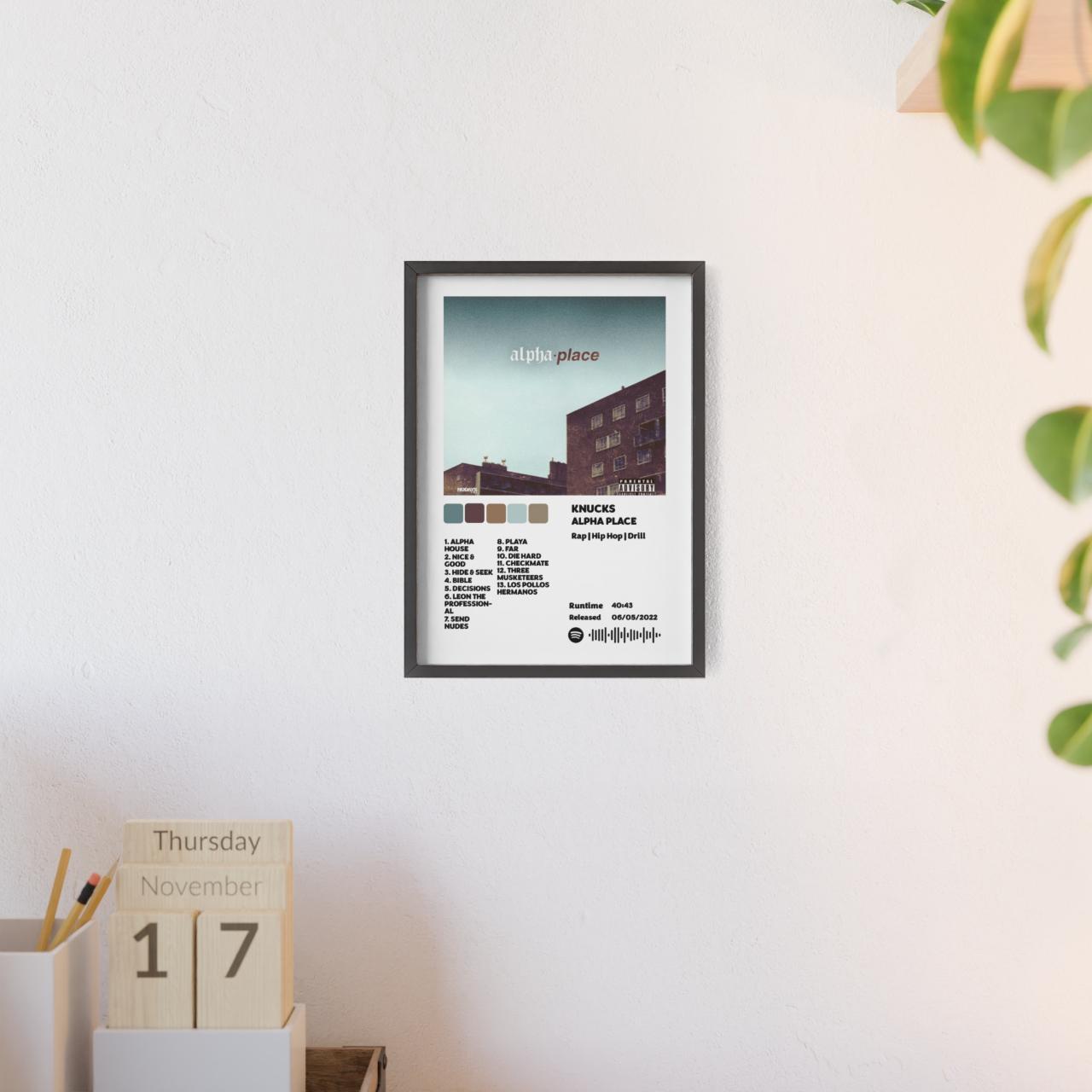 Alpha Place - Knucks Album Cover Poster... - Depop