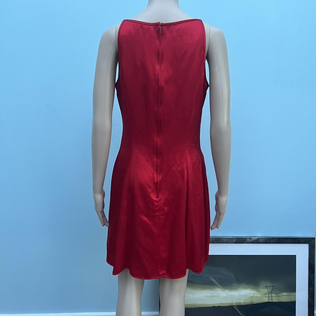 Vintage Jessica McClintock Gunne Sax red mini party... - Depop