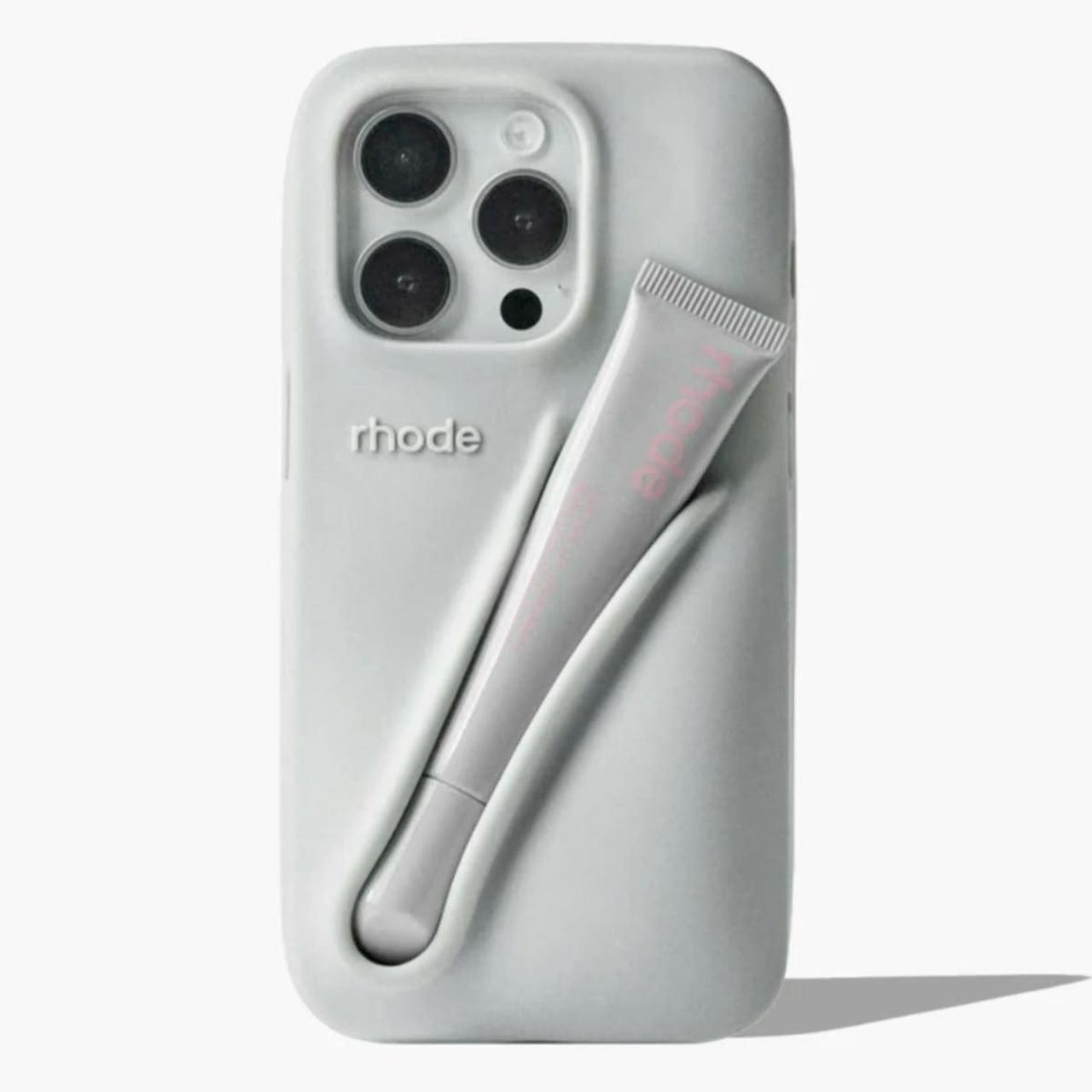 iphone 15 pro rhode phone case - grey 🩶 - selling... | Depop