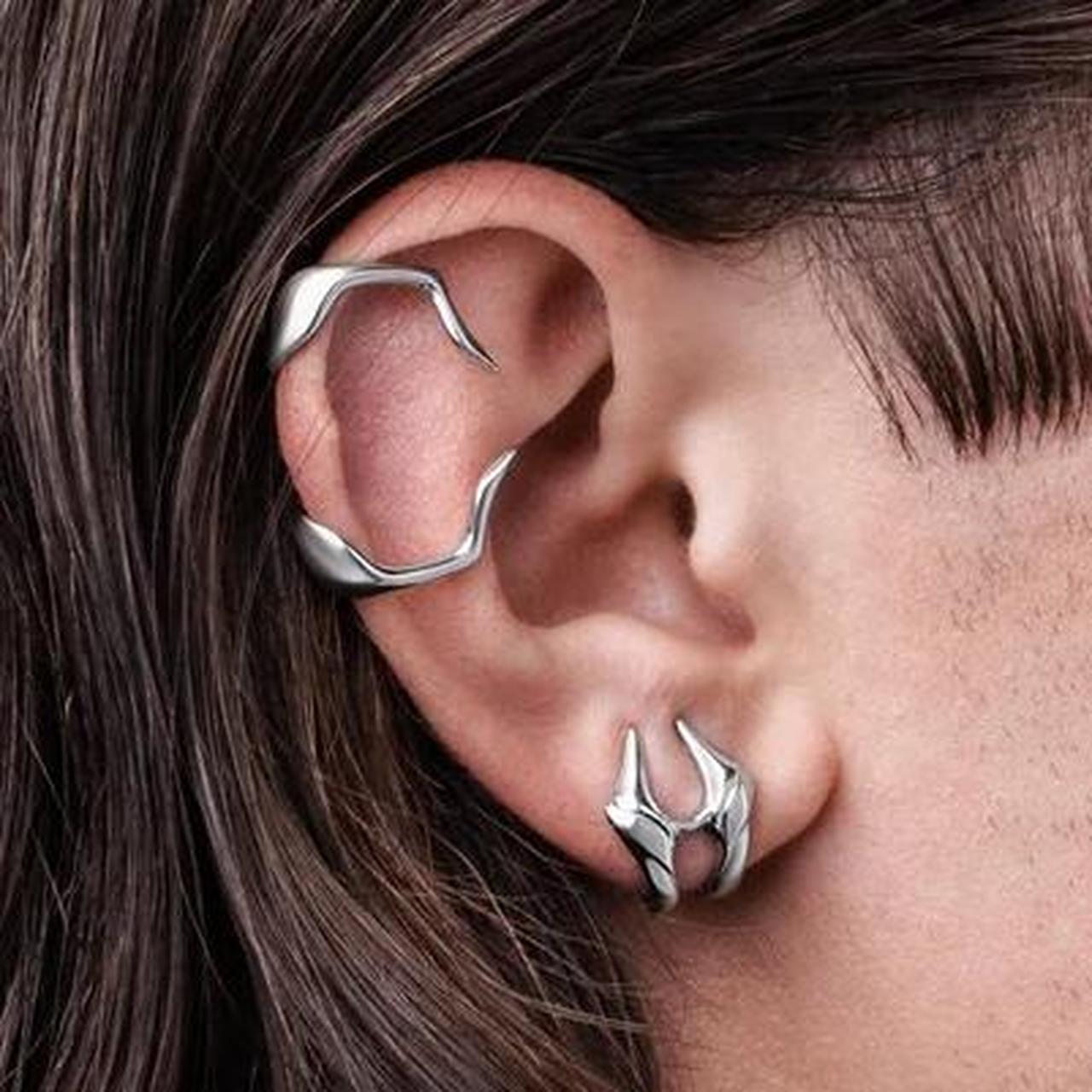 Vitaly “Ecstasy” Ear / Lip Cuff (Two Piece Set)... - Depop