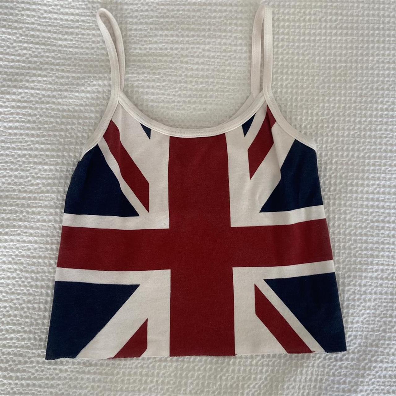 Union jack tank top super cute brandy tank. SO cute... - Depop