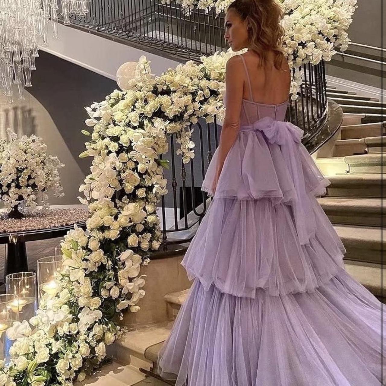 teal colored prom or formal dress never worn (irl... - Depop