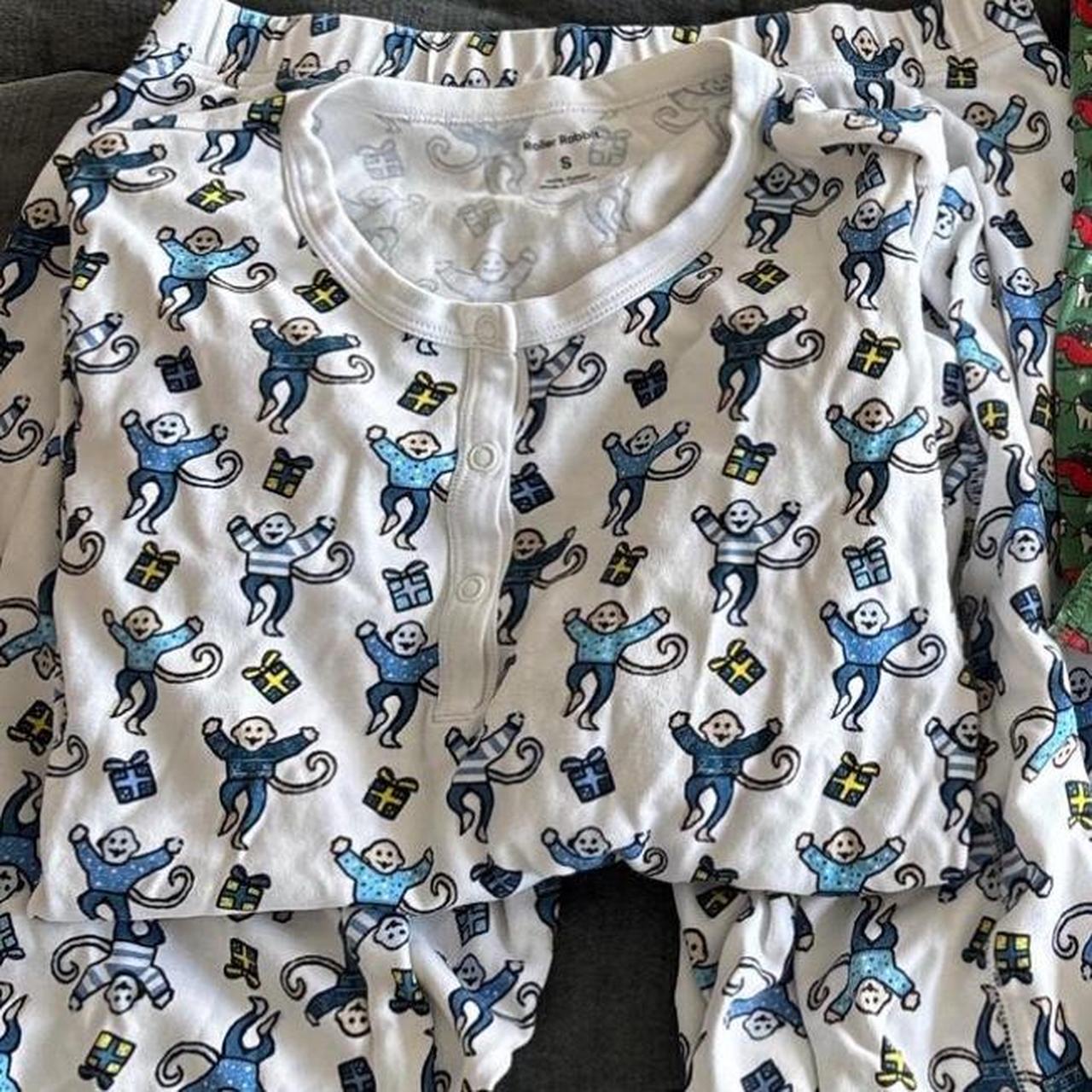 roller rabbit winter pajamas size small never worn | Depop