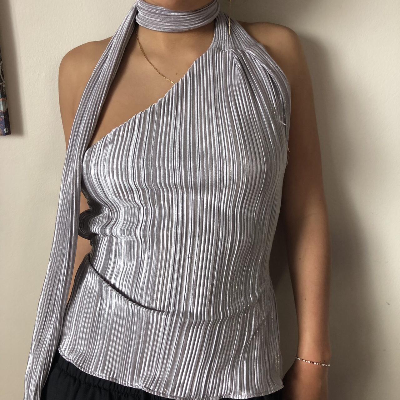 Stunning handmade halter scarf top by @oliviawedge... - Depop