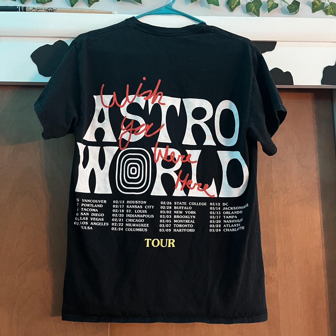 Travis Scott Wish you were here Astroworld Tour... - Depop