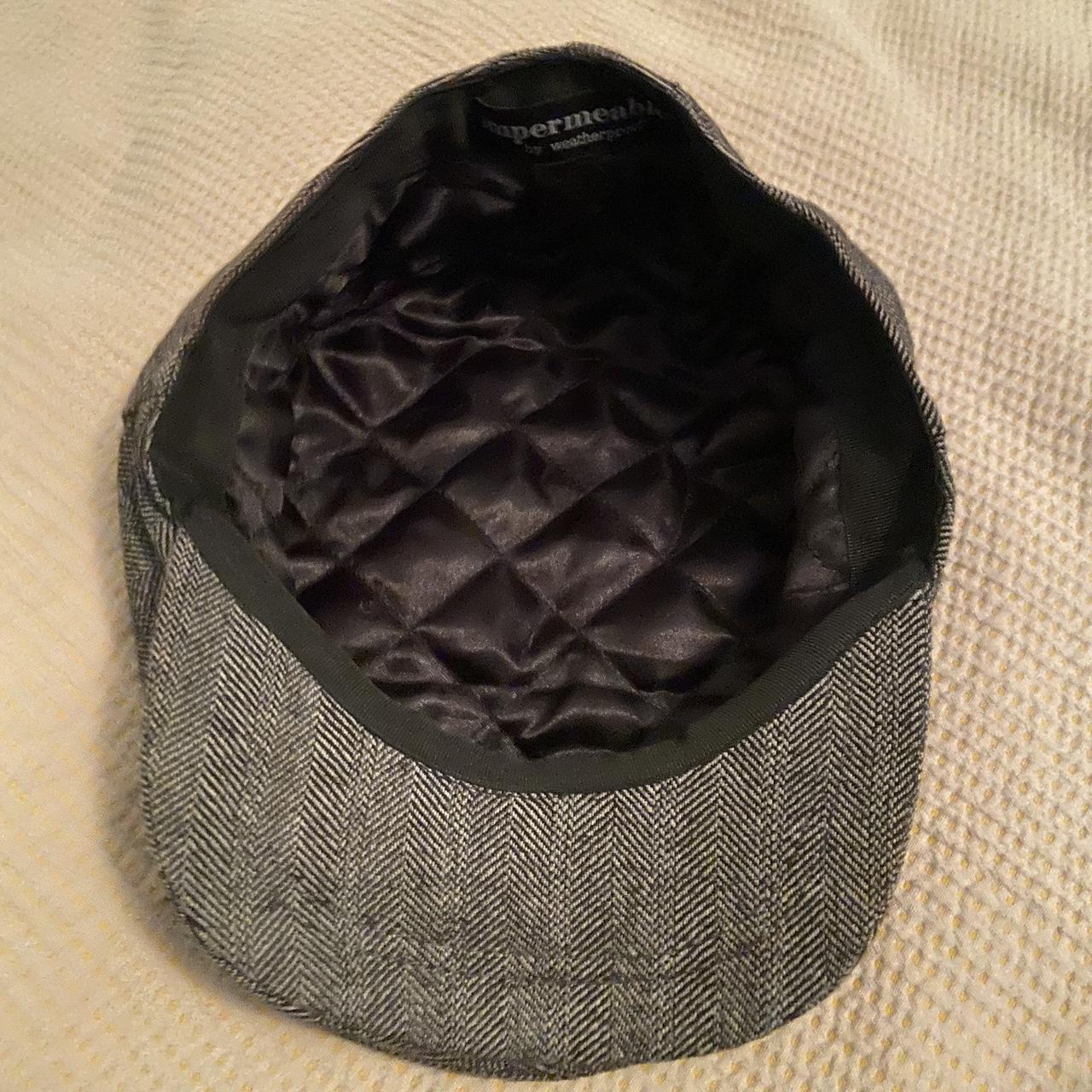 Grey Wool Drivers Cap - Depop