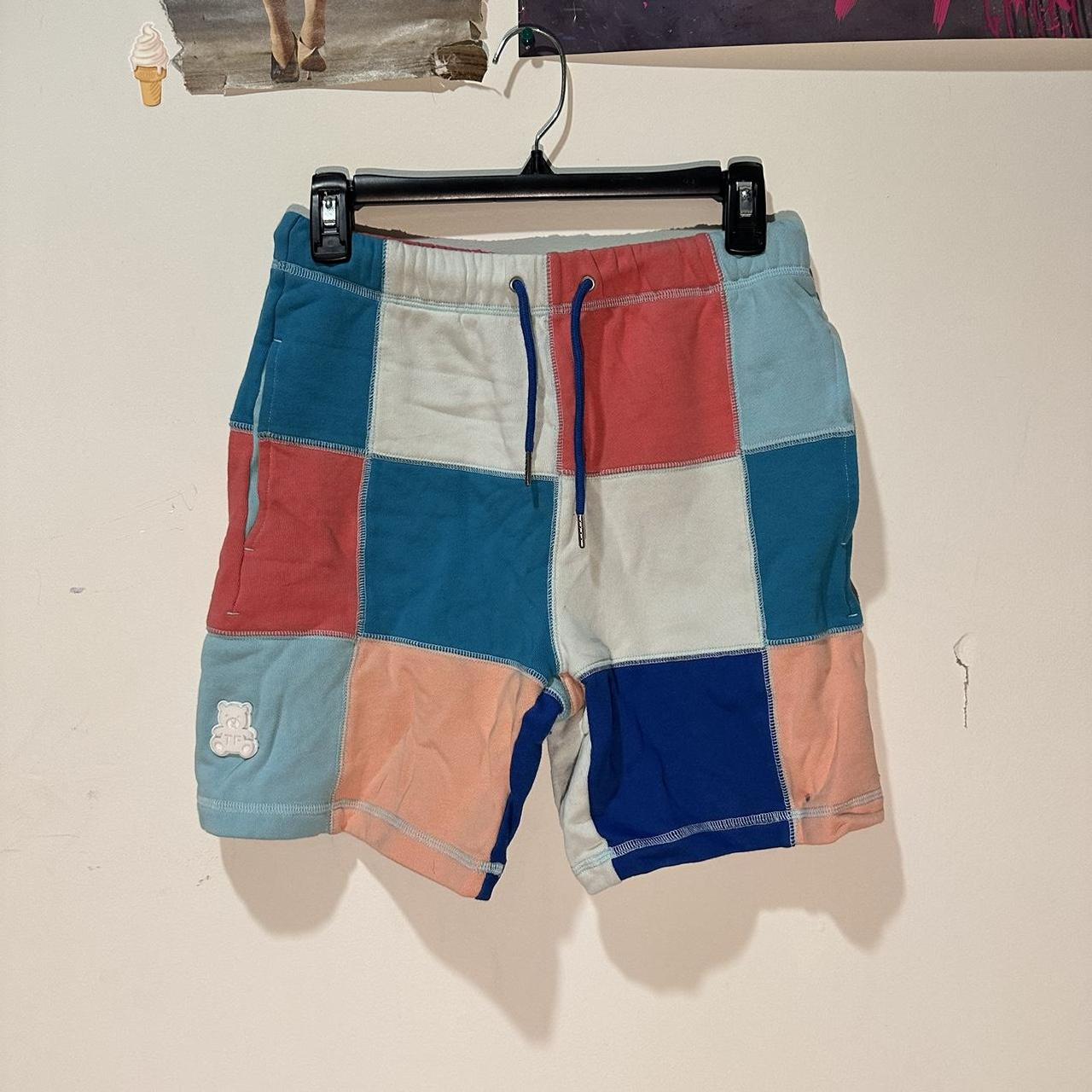 Teddy Fresh Sunset Colorblock shorts (deadstock) In... - Depop