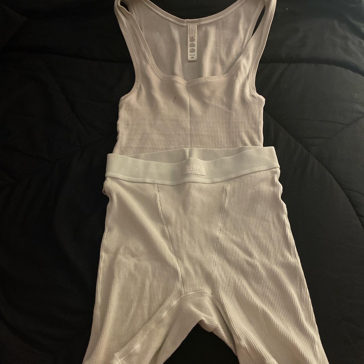 skims set a little grey stain on it other then that... - Depop