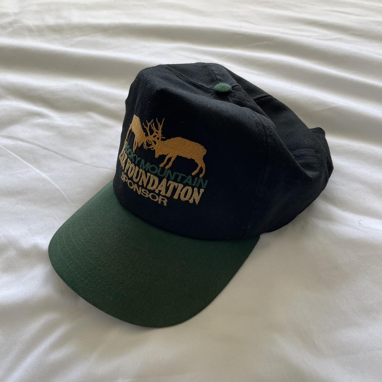 Vintage Rocky Mountain Elk Foundation hat Condition... - Depop