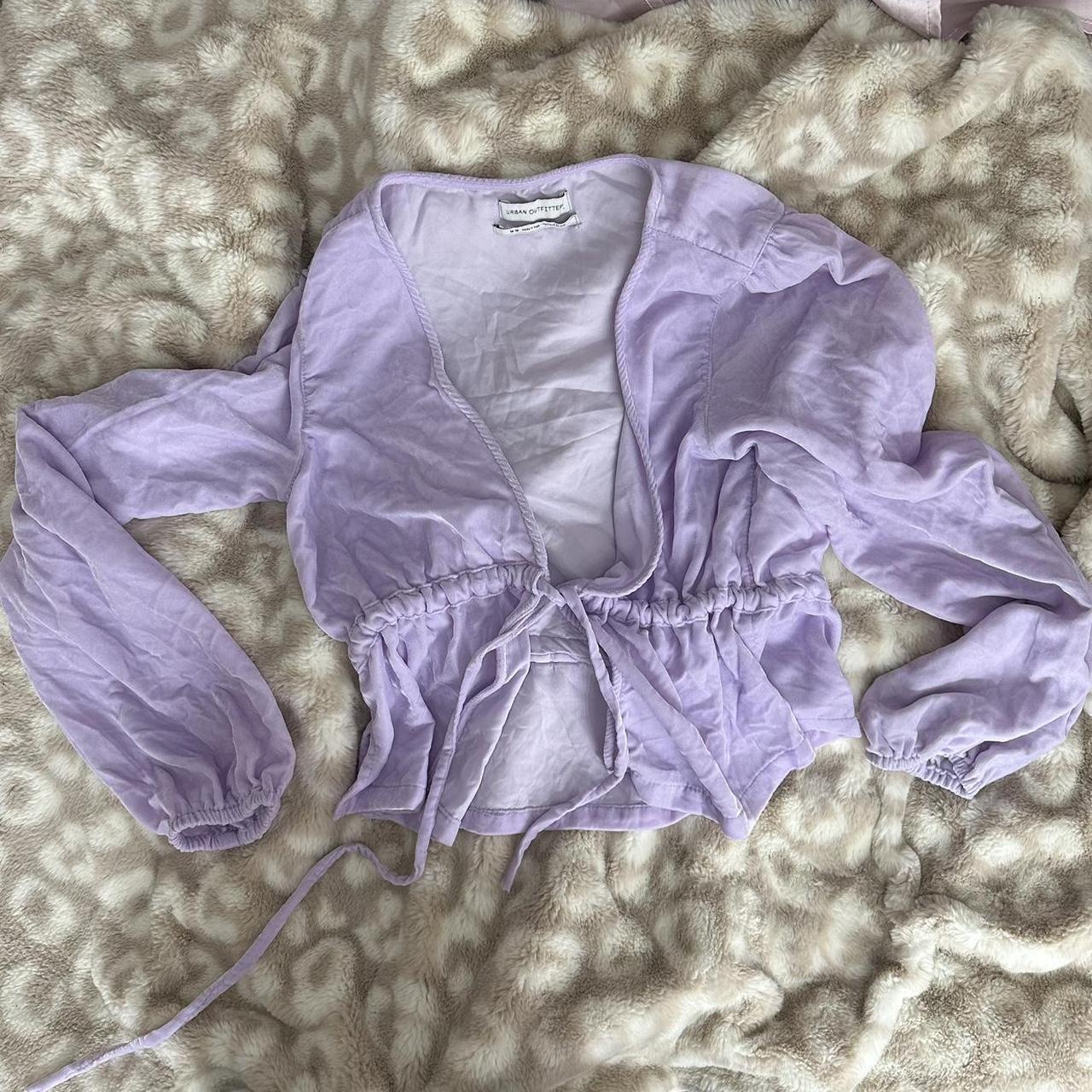 •cute light purple cardigan from urban outfitters... - Depop