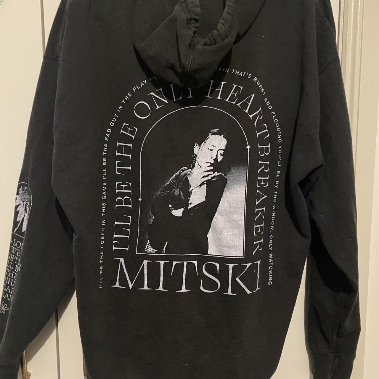 official mitski black hoodie 💓 🖤 no stains or... - Depop