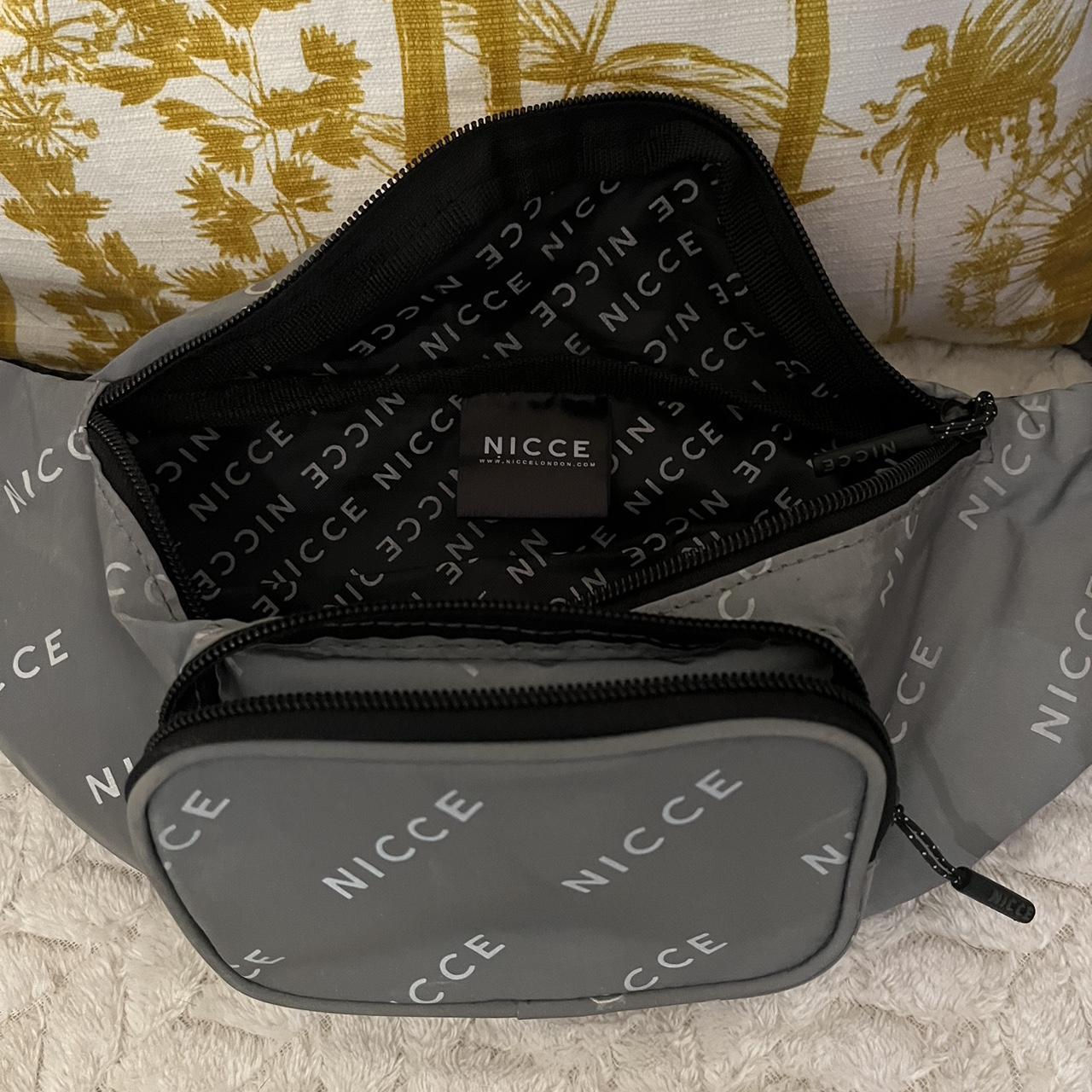 Grey Nicce bumbag in excellent condition . Has a... - Depop