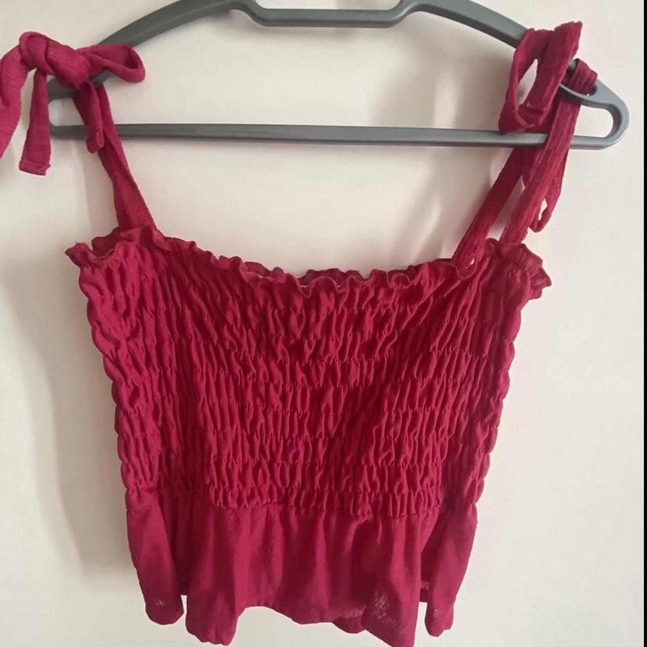 Pink summery top from Primark! Slightly cropped.... - Depop