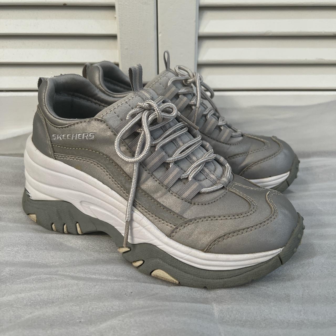 rare vintage skechers platform sneakers good... - Depop