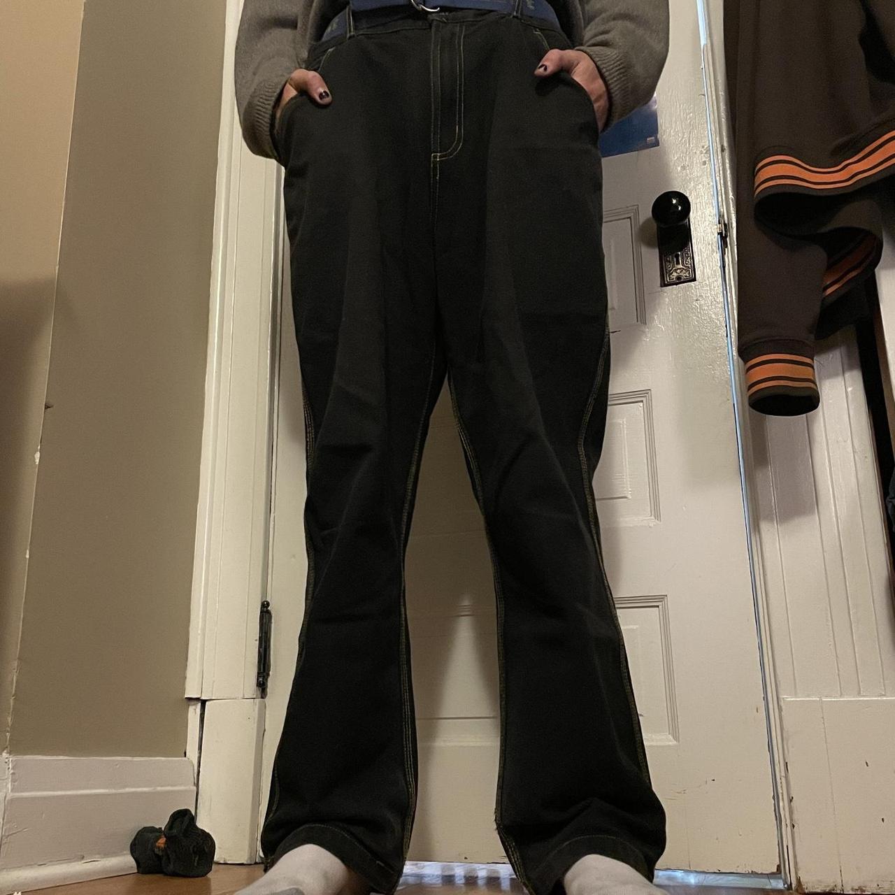 PASS-PORT Skateboards Digger Jeans Size 34 Black... - Depop