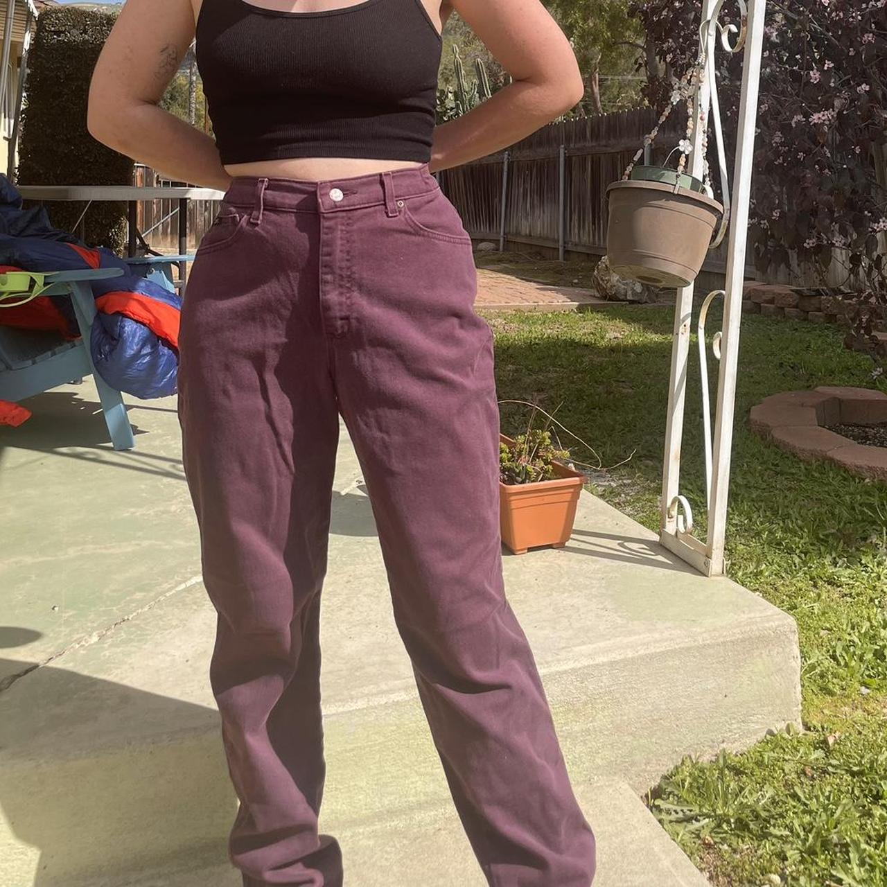 Purple Lee jeans! I love purple denim but these are... - Depop