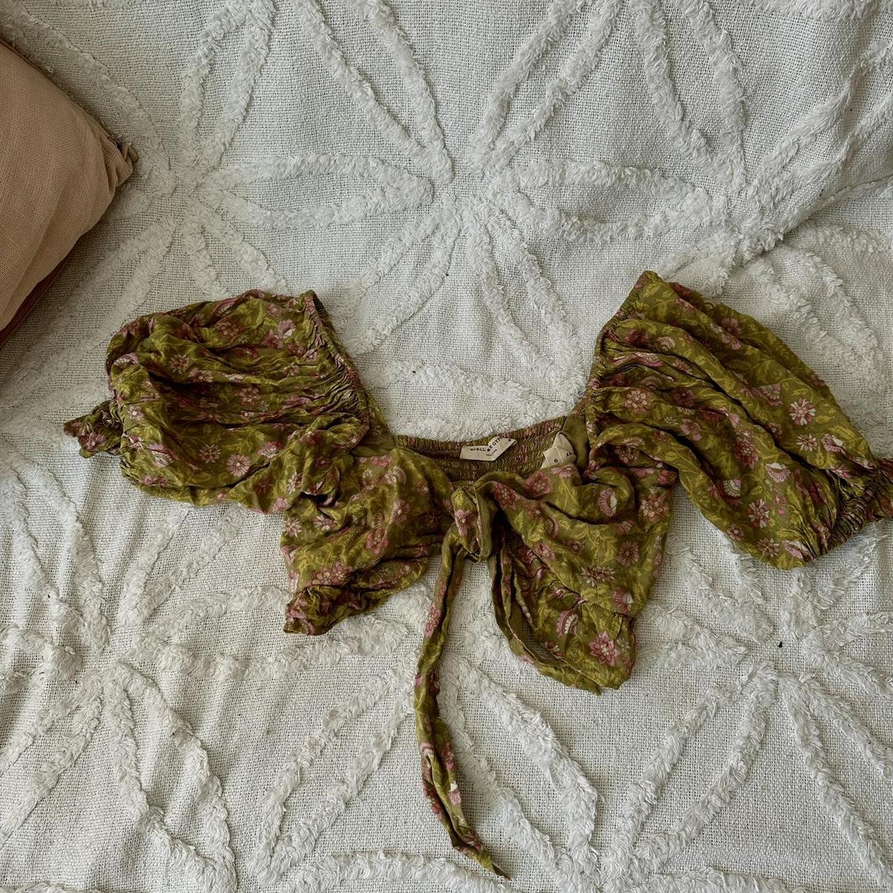 Spell & The Gypsy Top Front tie, size XS (bust... - Depop