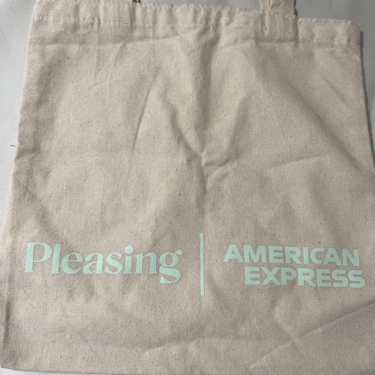 pleasing tote bag | pop up shop, american express... - Depop