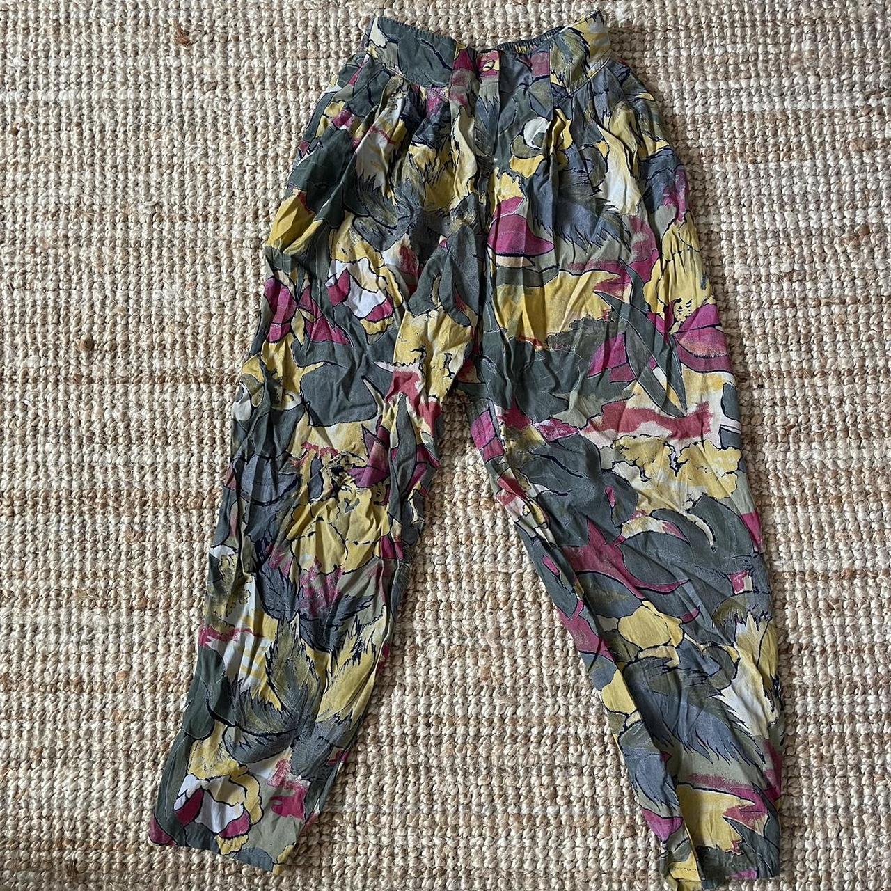 Mc hammer 90s harem pants, vintage. High waisted -... - Depop