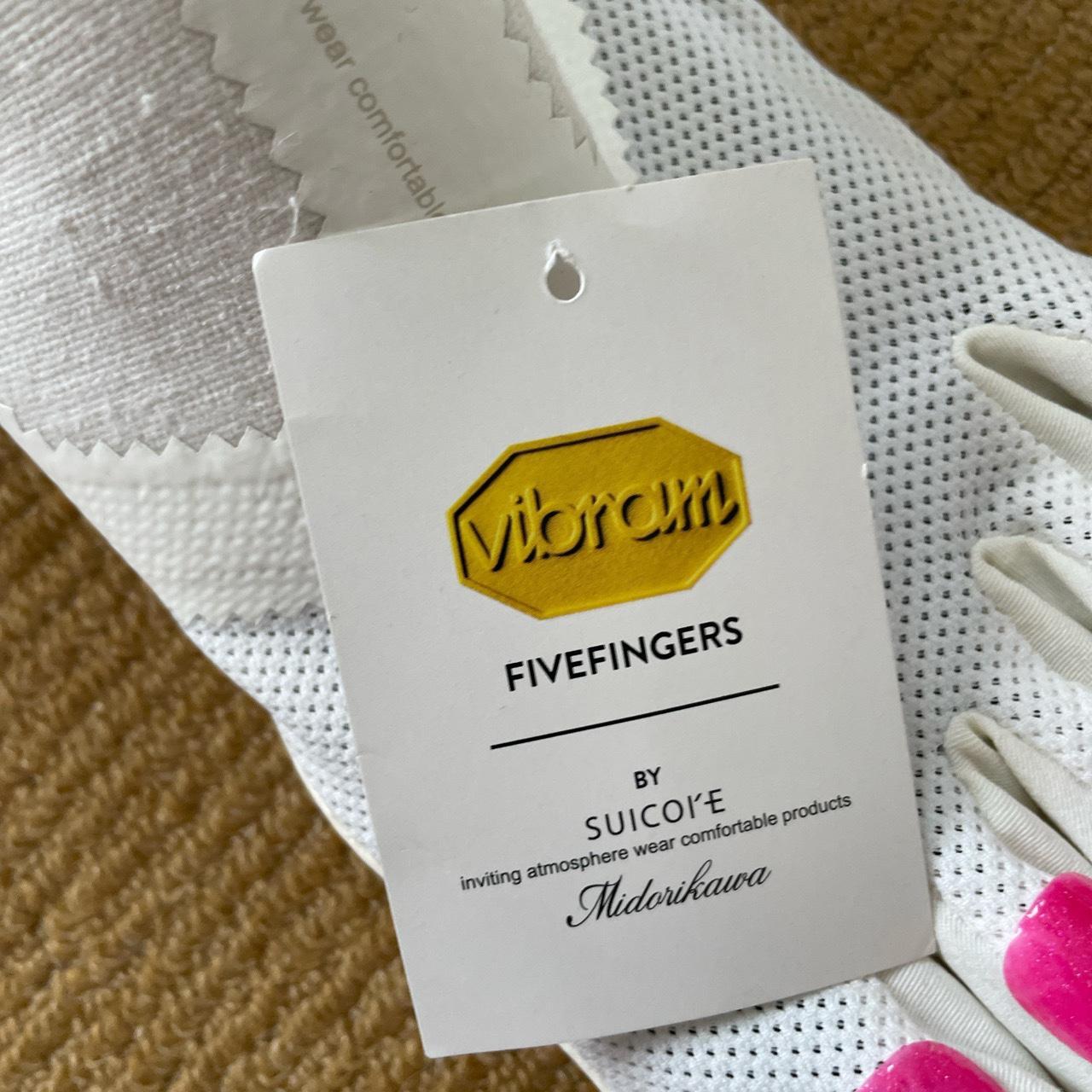 Vibram pink painted toenails, completely out of... - Depop