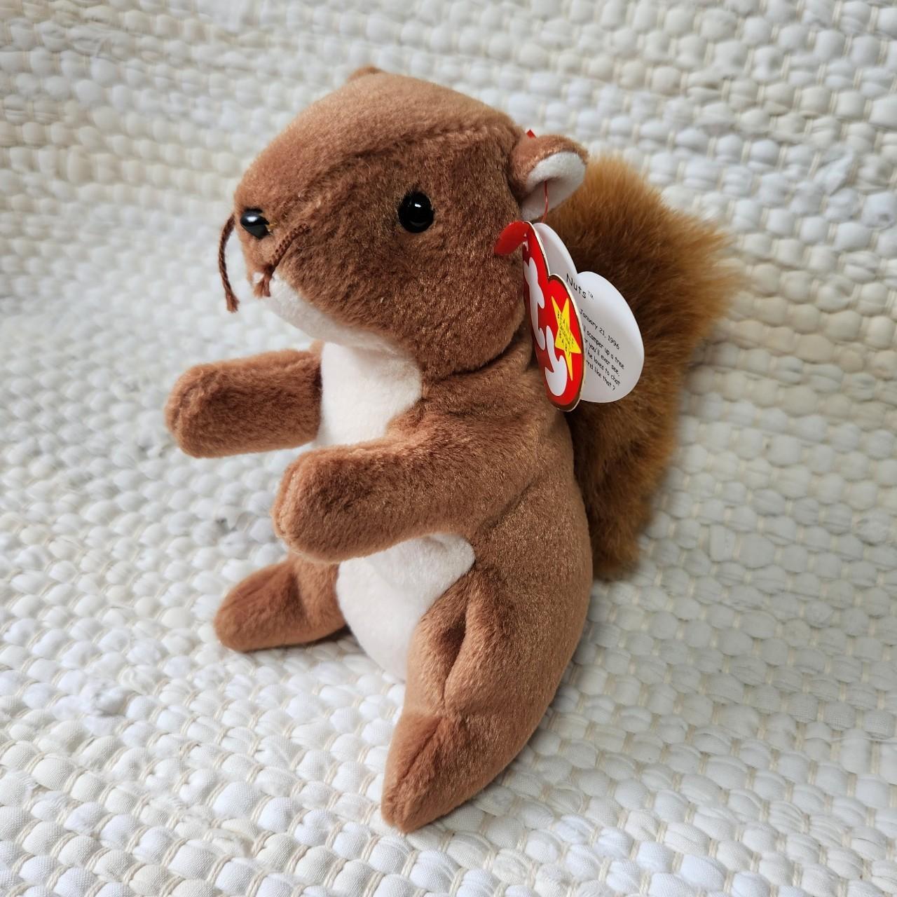 Nuts is a squirrel beanie baby looking for a new... - Depop