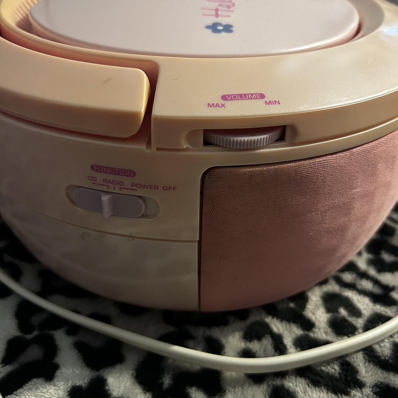 hello kitty boom box cd player cd player doesn’t... - Depop