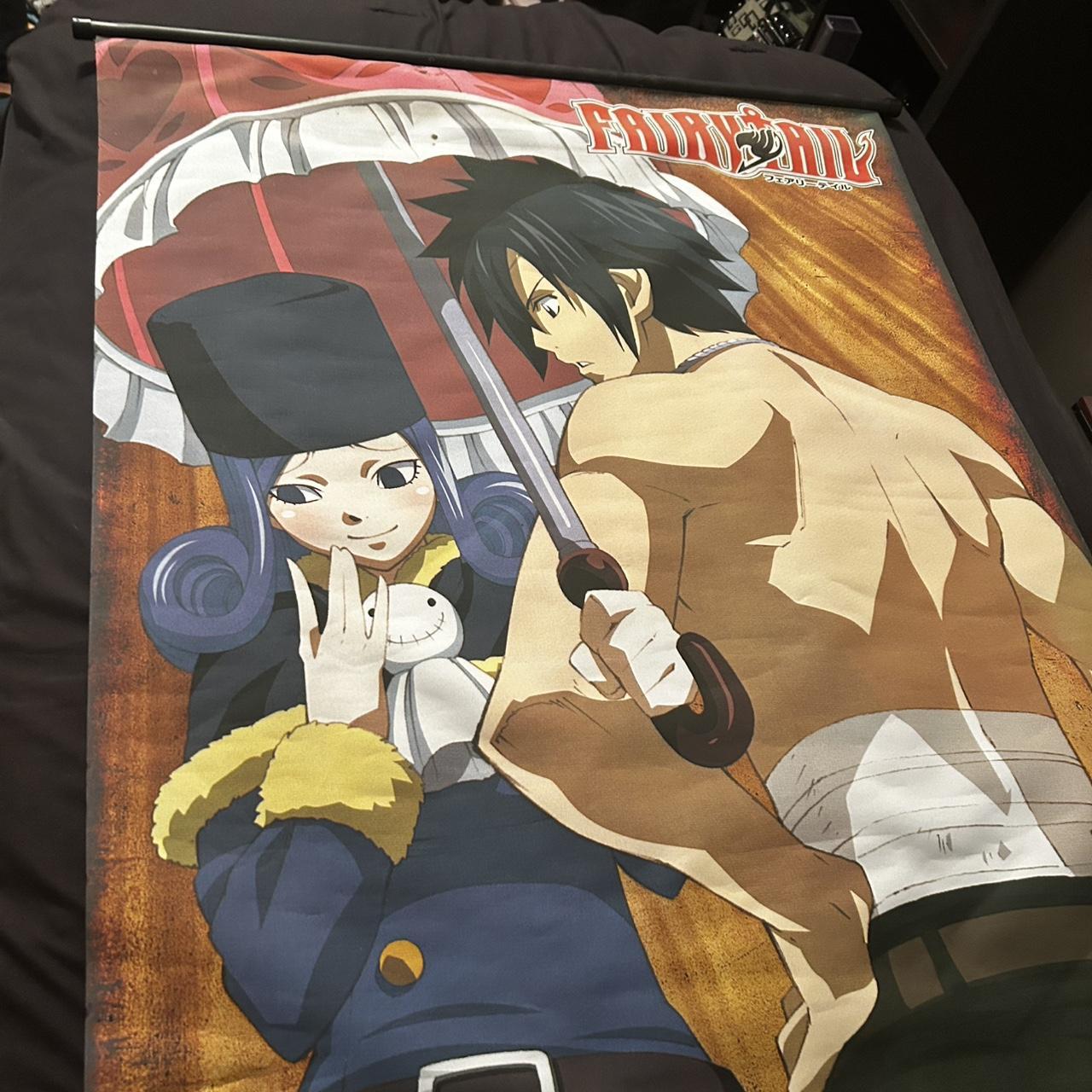 cute fairy tail scroll poster of juvia and... | Depop