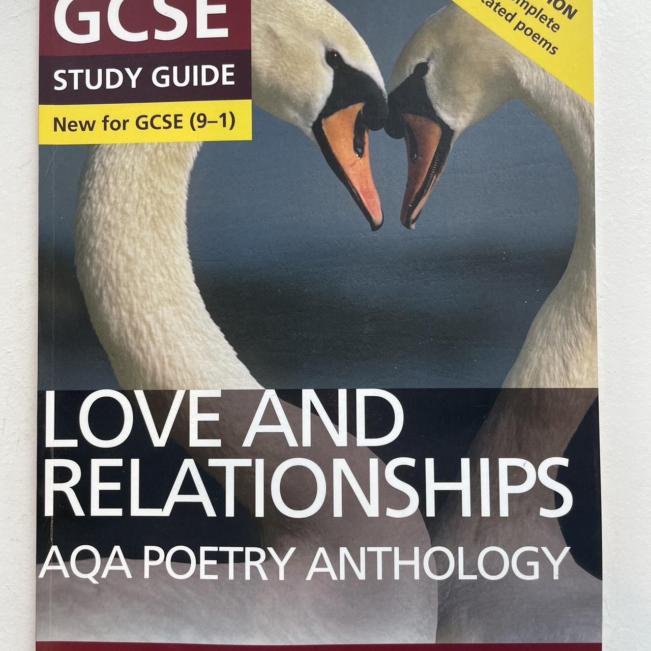 Love and Relationships AQA Poetry Anthology York... - Depop