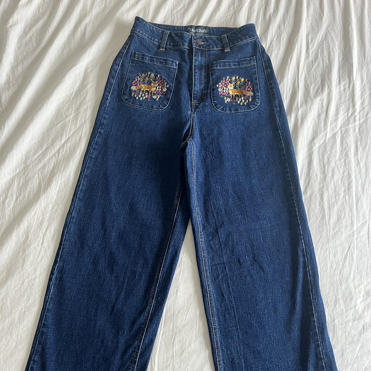 Modcloth X Princess Highway Foxy Embroidered Depop