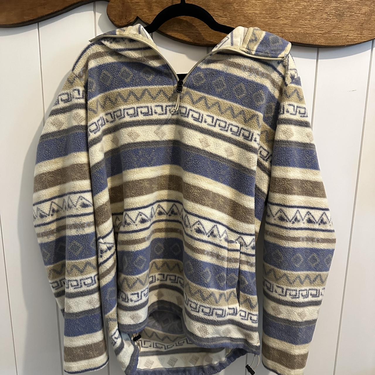 pacsun multicolor patterned men’s sweater - Depop