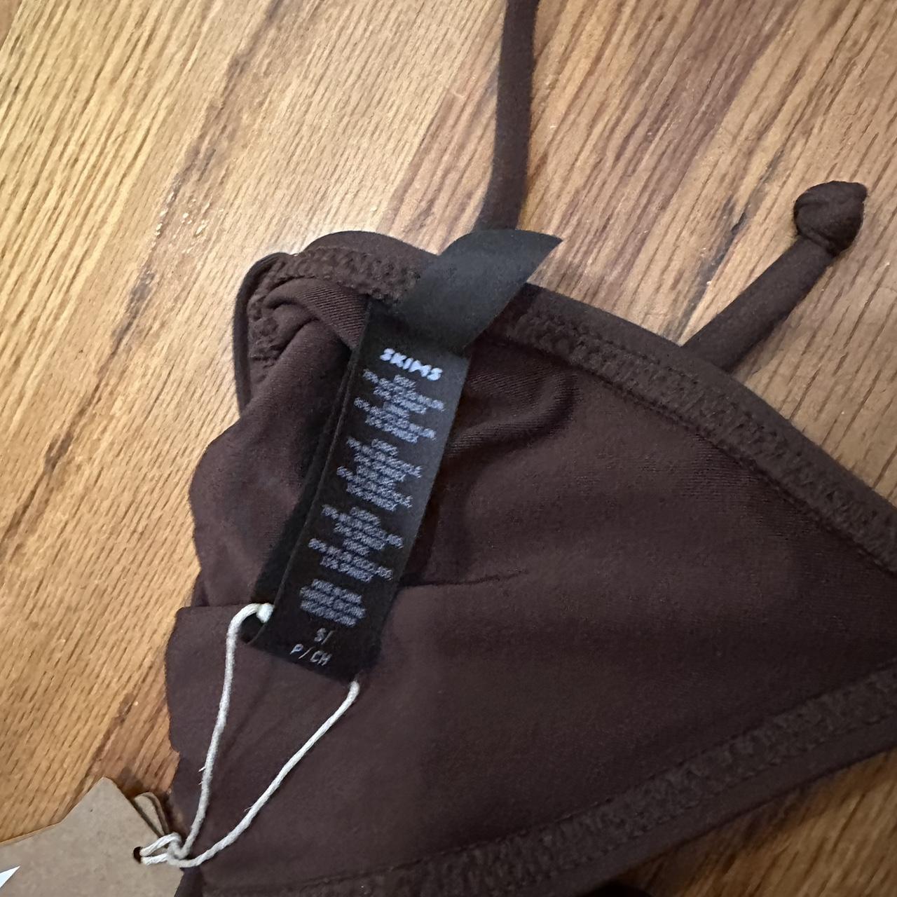 SKIMS bikini top size small brand new never worn... - Depop