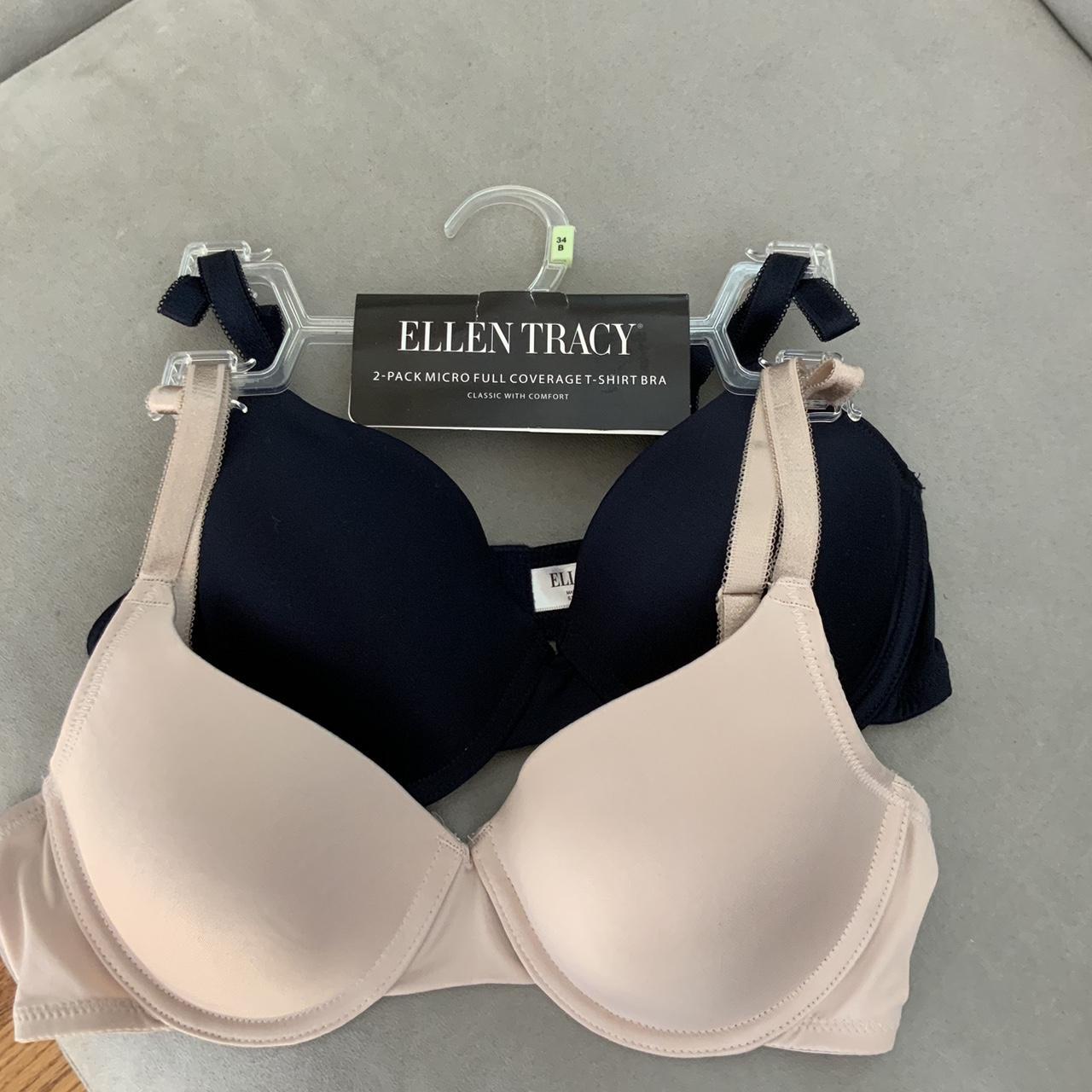 Two new Ellen Tracy bras, size 34B, nice colors, new... - Depop