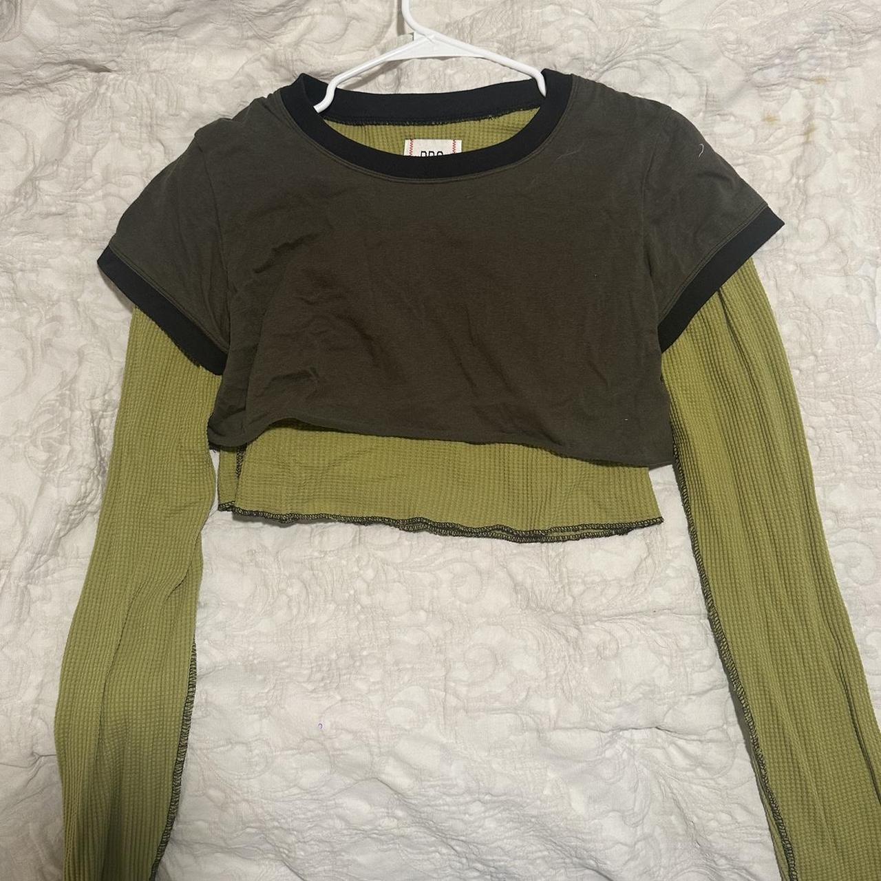 green urban x BDG layered top. Lightly worn Fits... - Depop
