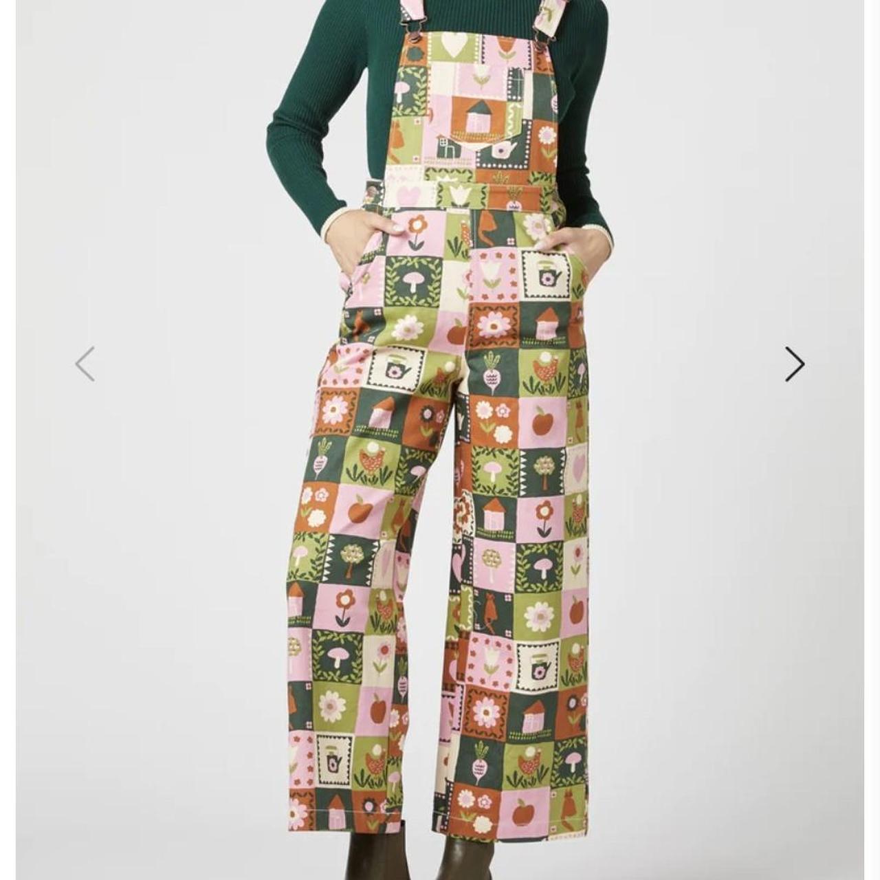 Princess Highway Floral Overalls, size 10 Winona... - Depop