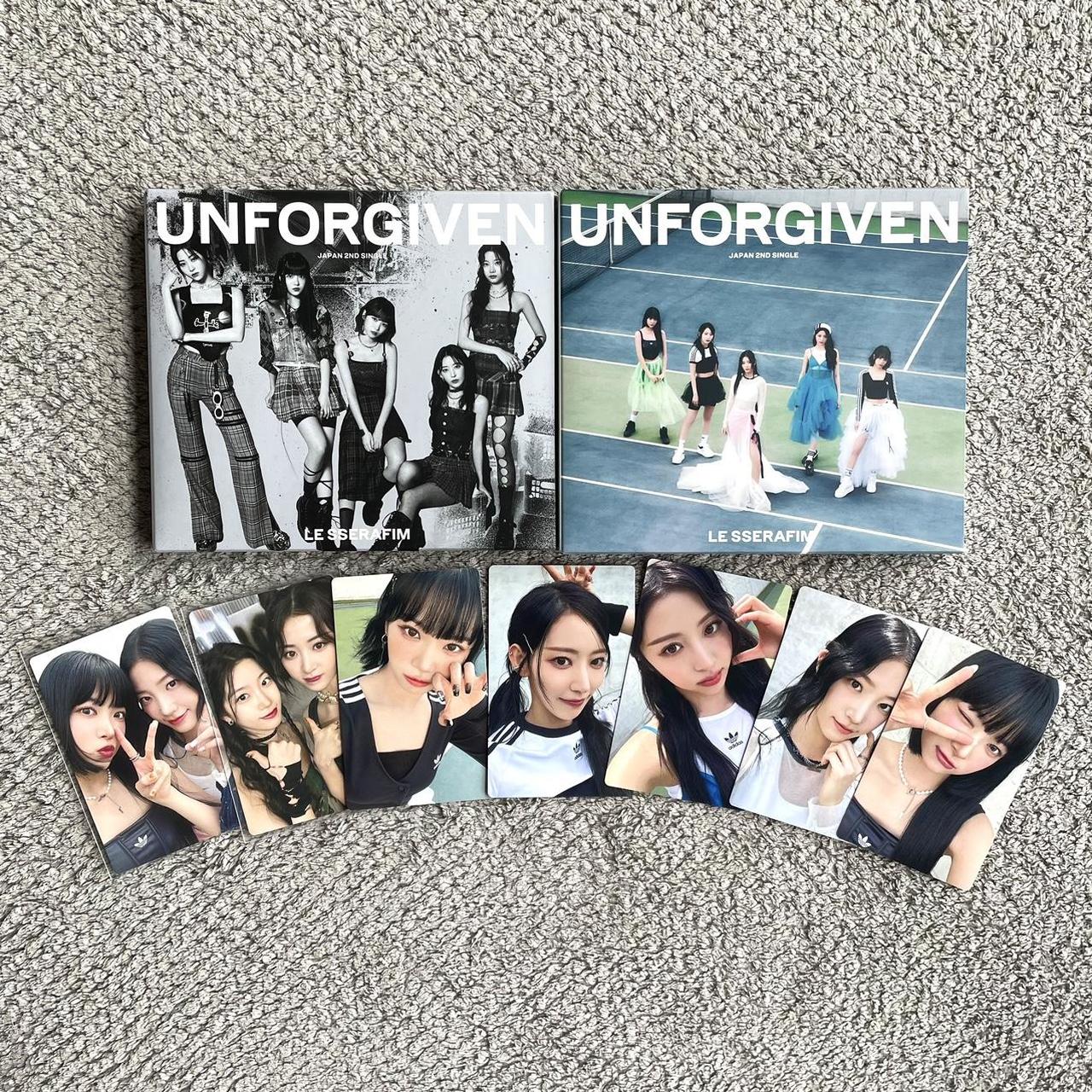LE SSERAFIM unforgiven japan limited a+b includes... - Depop