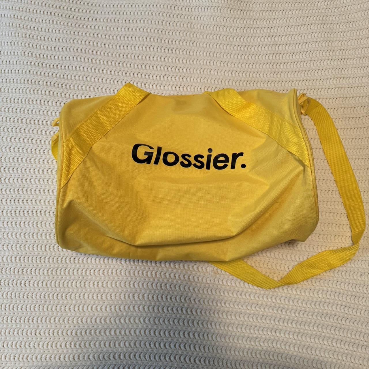 Yellow Glossier Duffle Bag Small stain on the bottom... - Depop