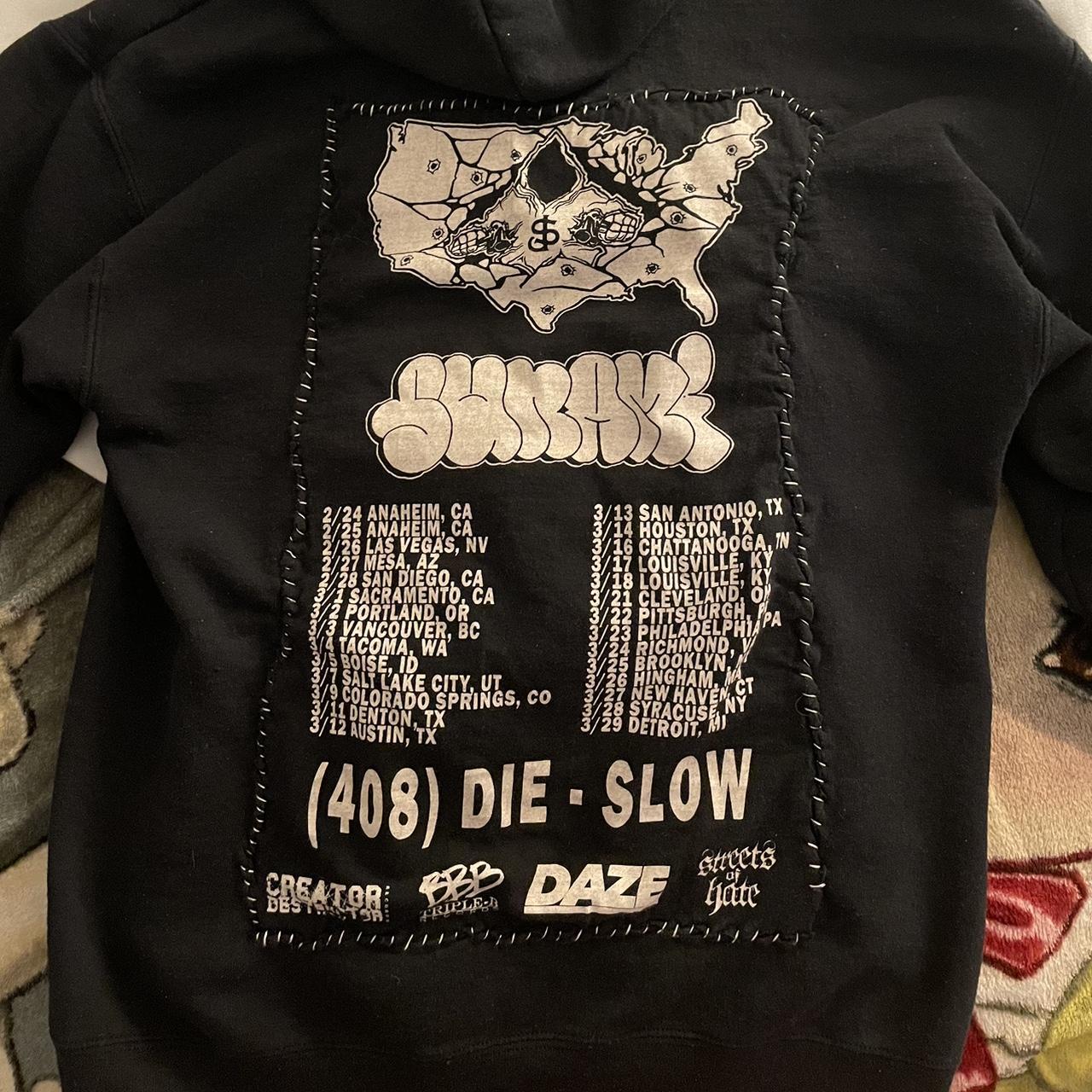 sunami 2022 tour shirt i hand sewed onto a... - Depop