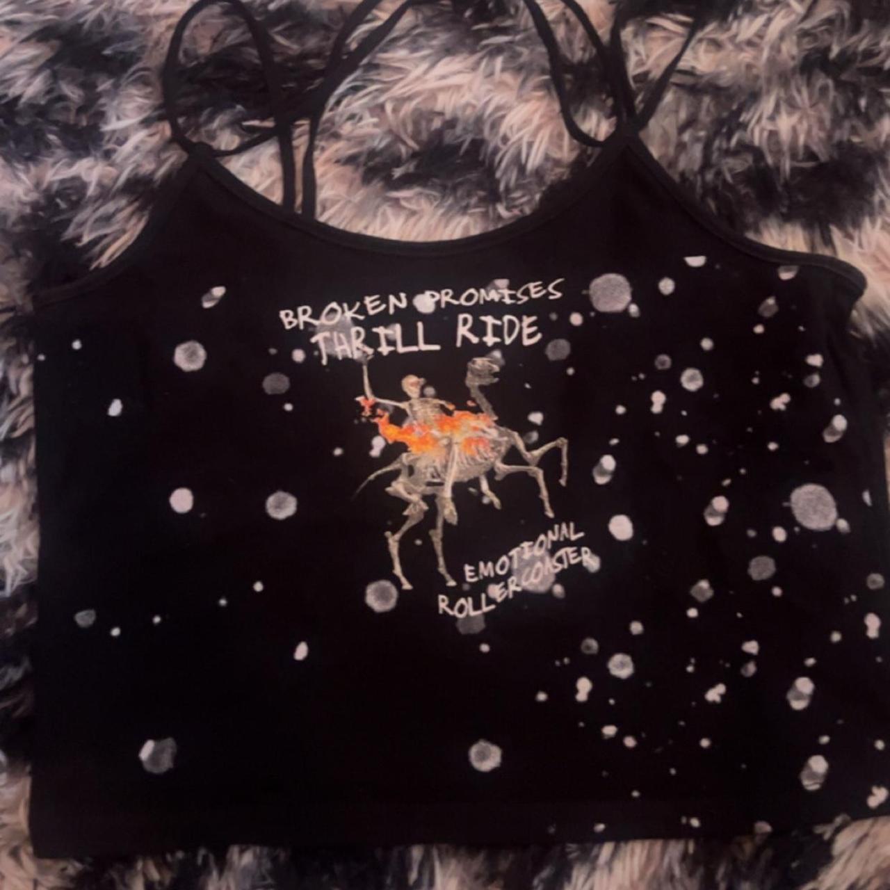 “Broken promises thrill ride” tank #emo #scene... - Depop