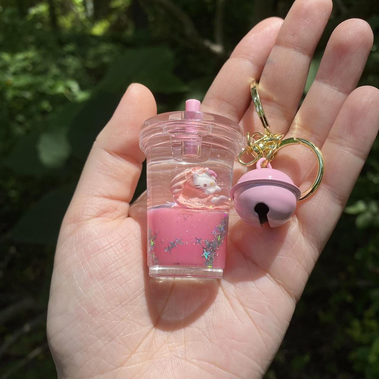Hello kitty liquid keychain I prefer PayPal... - Depop