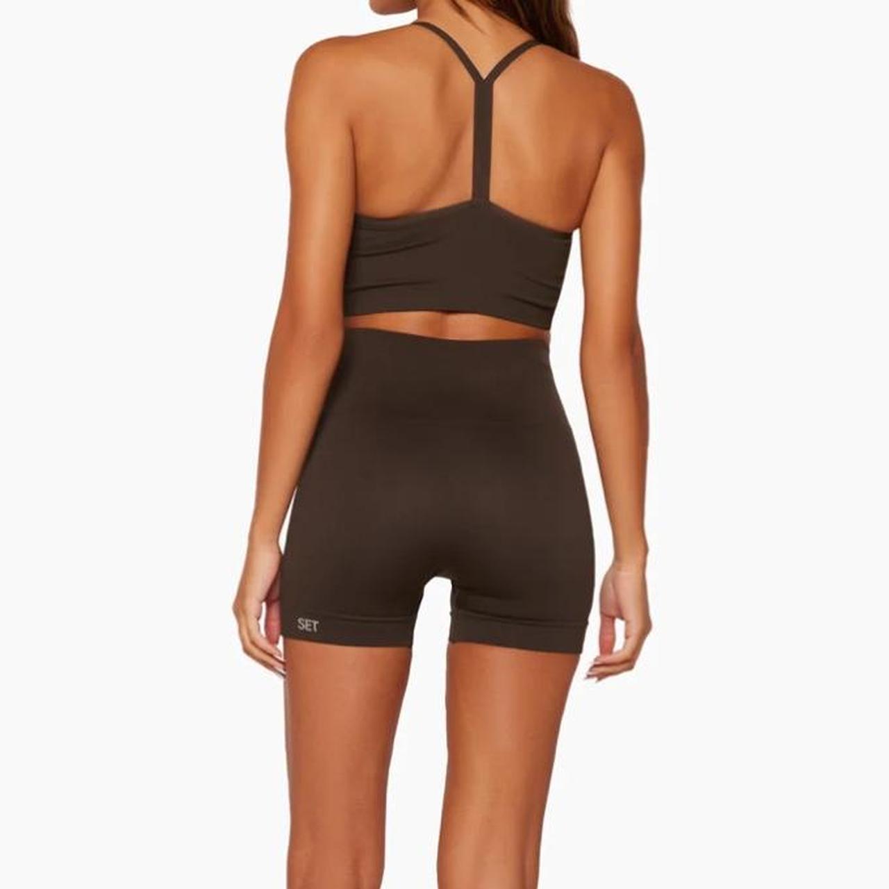 Set Active SculptFlex Bike Shorts in Espresso Size... - Depop