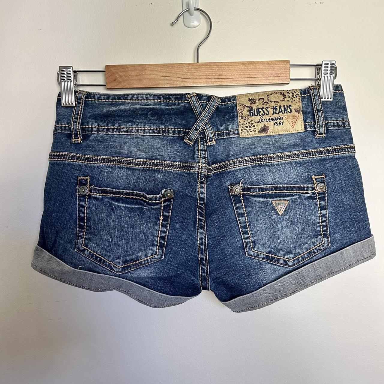 Insane vintage GUESS ultra mini denim... - Depop