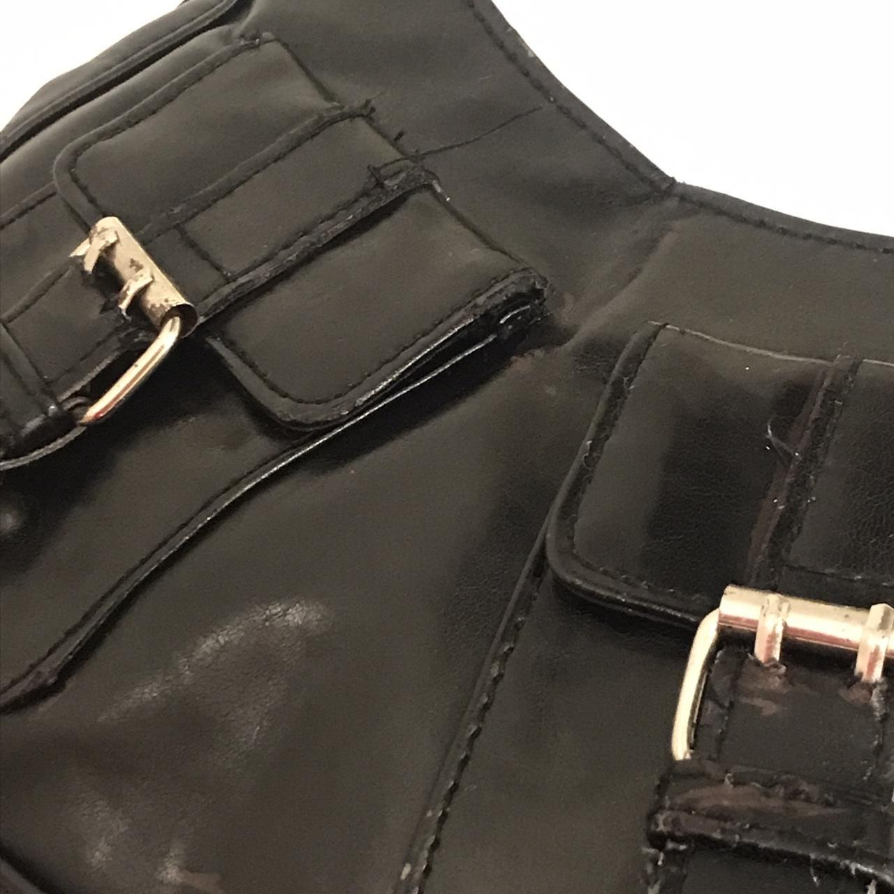 Vintage 80s/90s shoulder Buckle bag. In really... - Depop