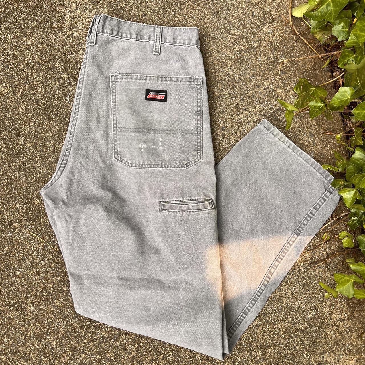 Dickies Men's Grey Trousers | Depop