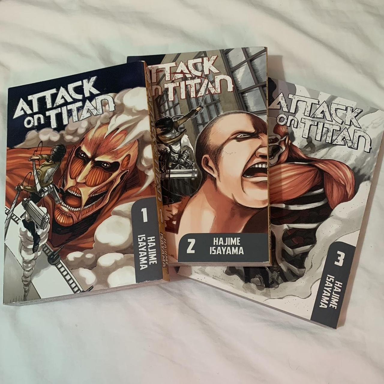 Attack on Titan Volumes 1,2&3 In English Perfect... - Depop