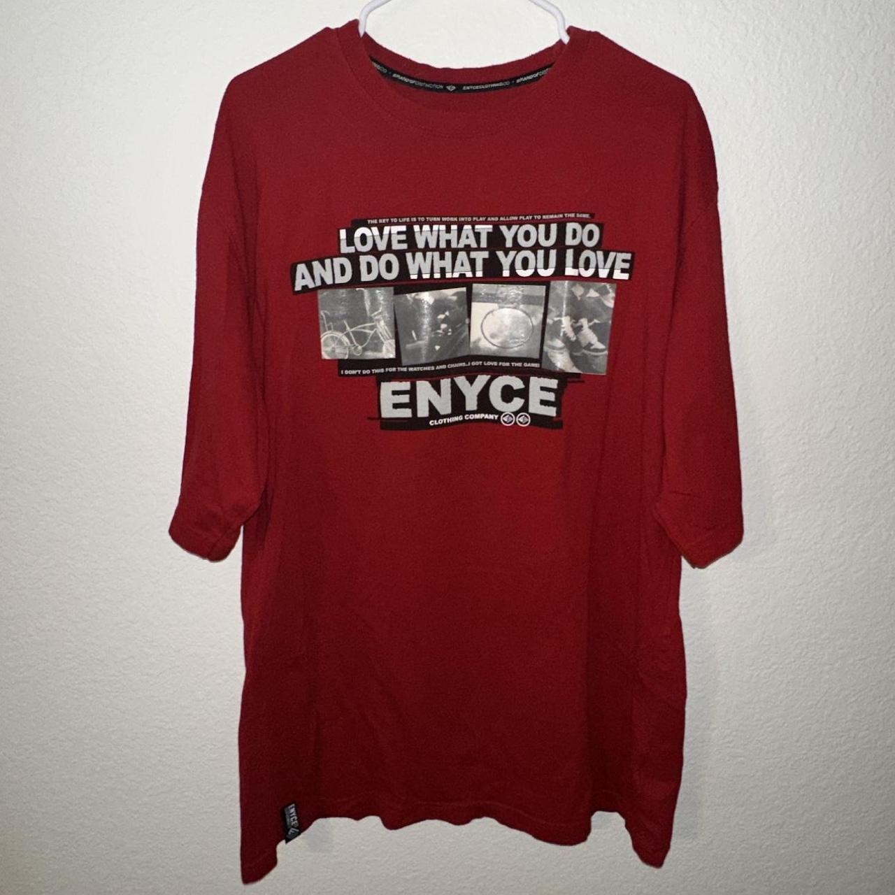 Short sleeve ENYCE “love what you do and do what you... - Depop