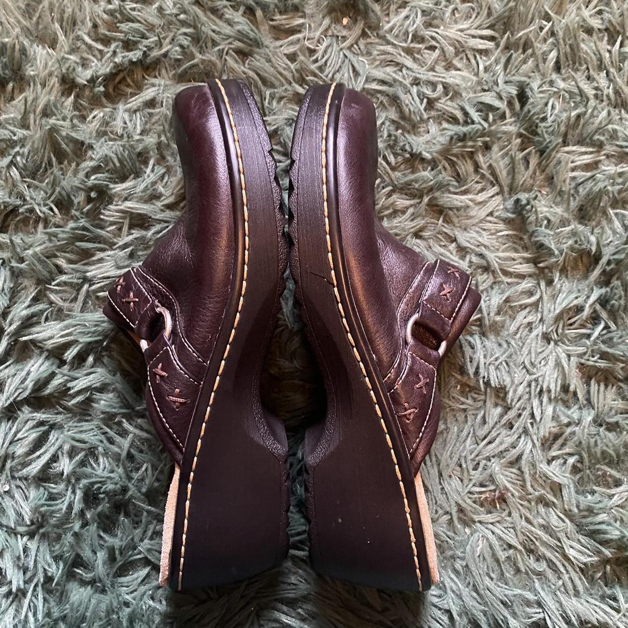 Cutest Brown Clogs Shoes -reminds me of doc martens... - Depop
