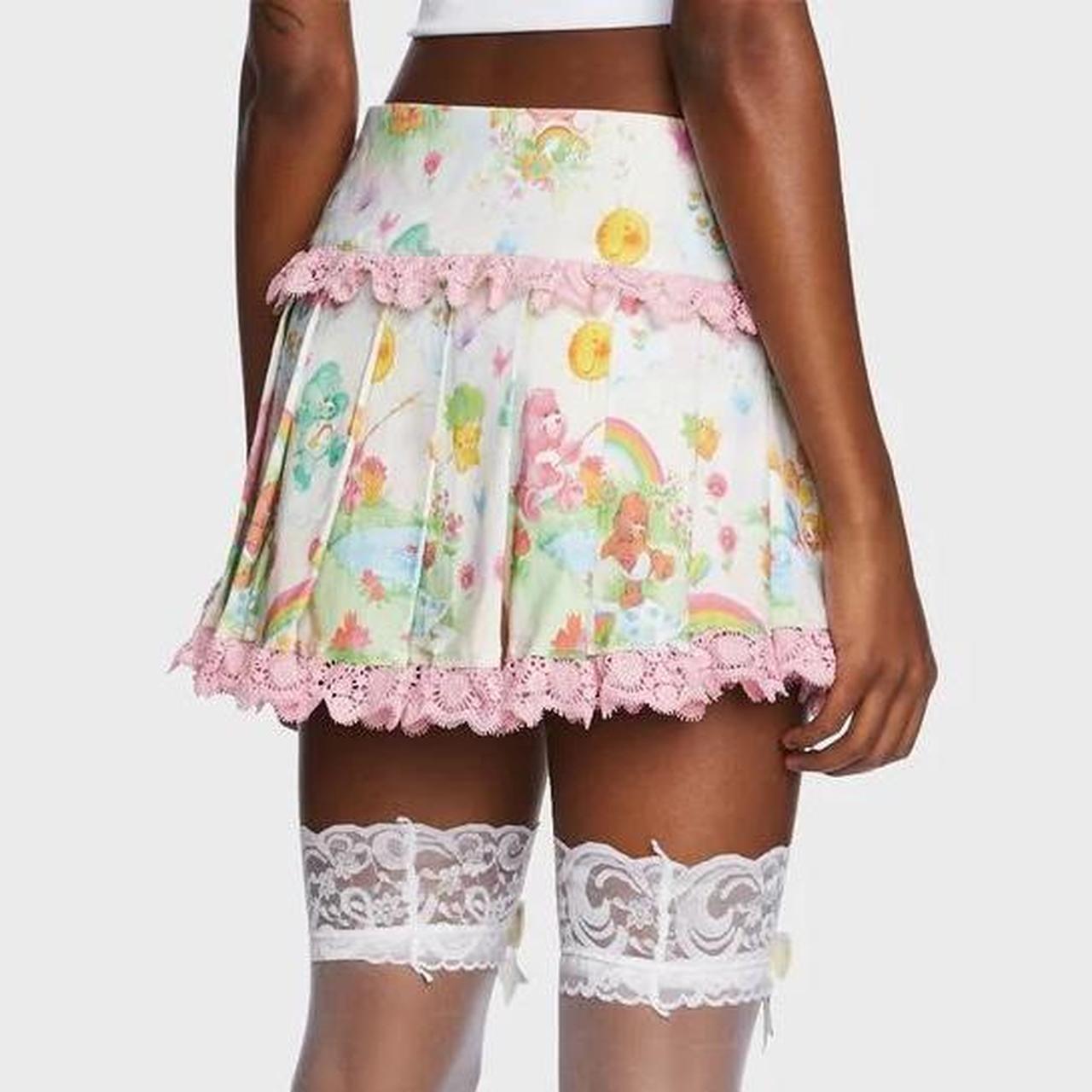 Dollskill x Care Bears cloud wishes pleated mini... | Depop