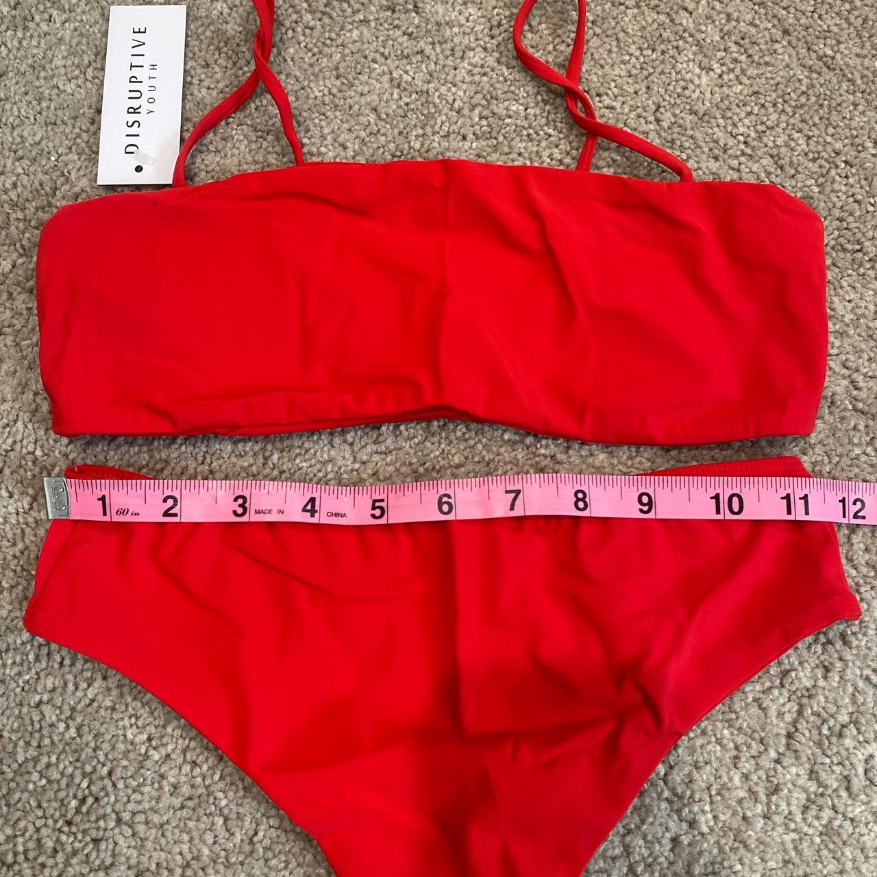 Women's Red Bikinis-and-tankini-sets | Depop