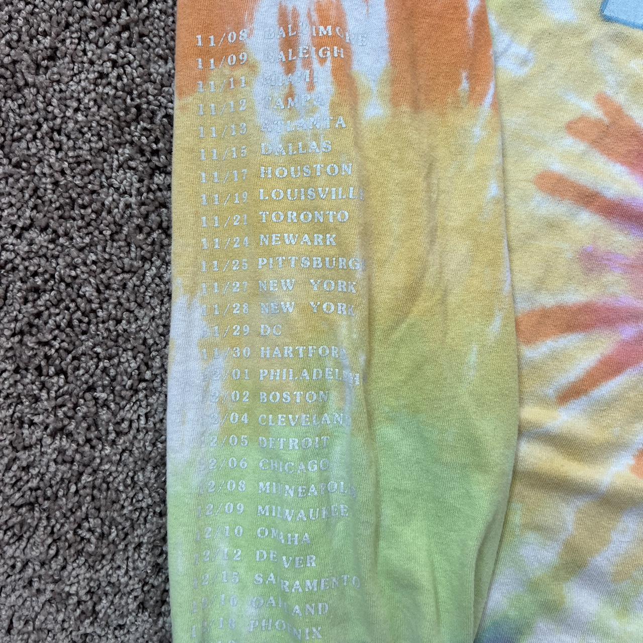 ASTROWORLD official tour merch tie-dye long sleeve XXL - Depop