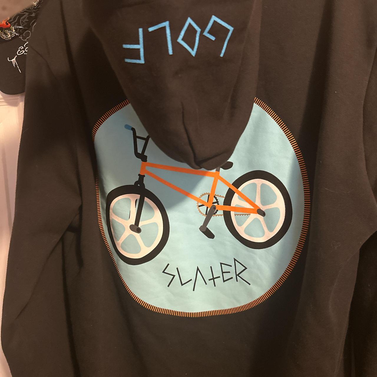 LARGE BLACK SLATER TYLER THE CREATOR HOODIE!!! ★... - Depop